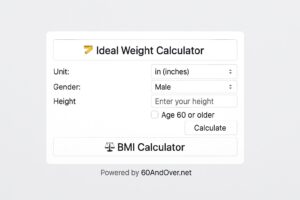 BMI for Women Over 60 – Chart, Calculator & Healthy Range