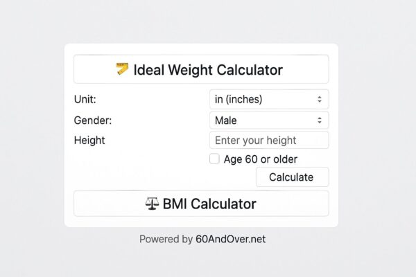 BMI for Women Over 60 – Chart, Calculator & Healthy Range