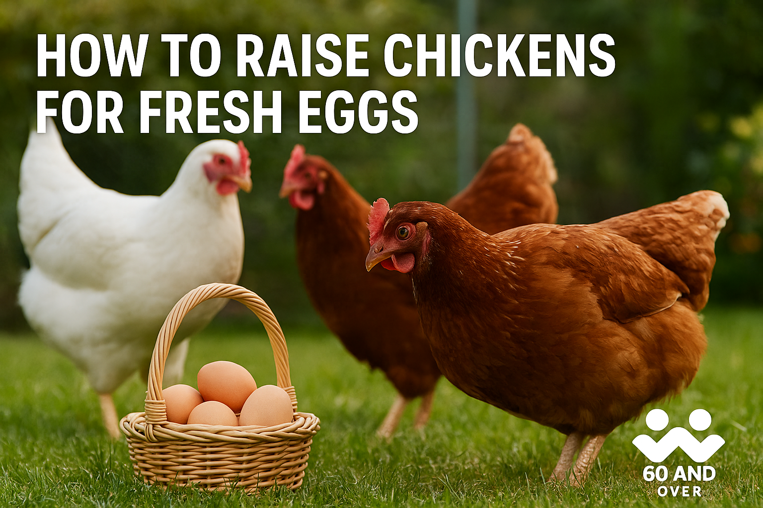 How to Raise Chickens for Fresh Eggs: Senior’s Beginner Guide